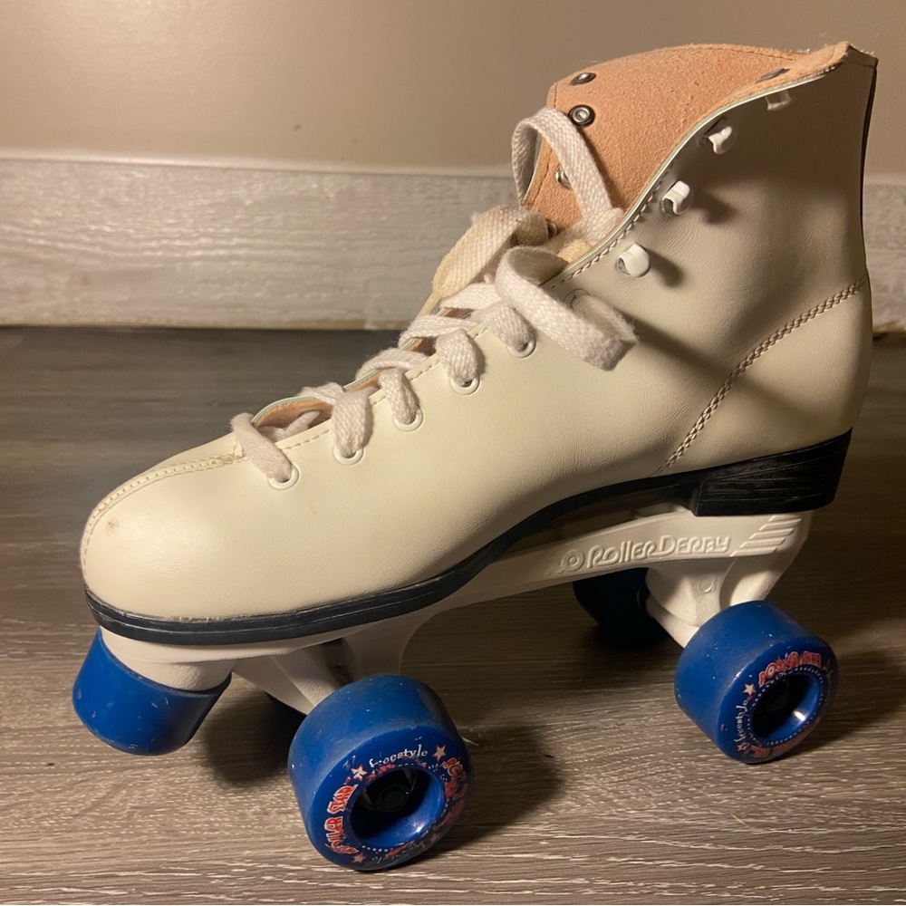 Roller Derry Roller Star Freestyle White Skates - Gem
